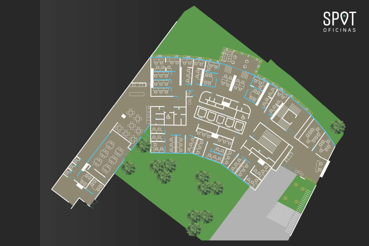 Spot Oficinas | Oficinas en Manquehue con Kennedy